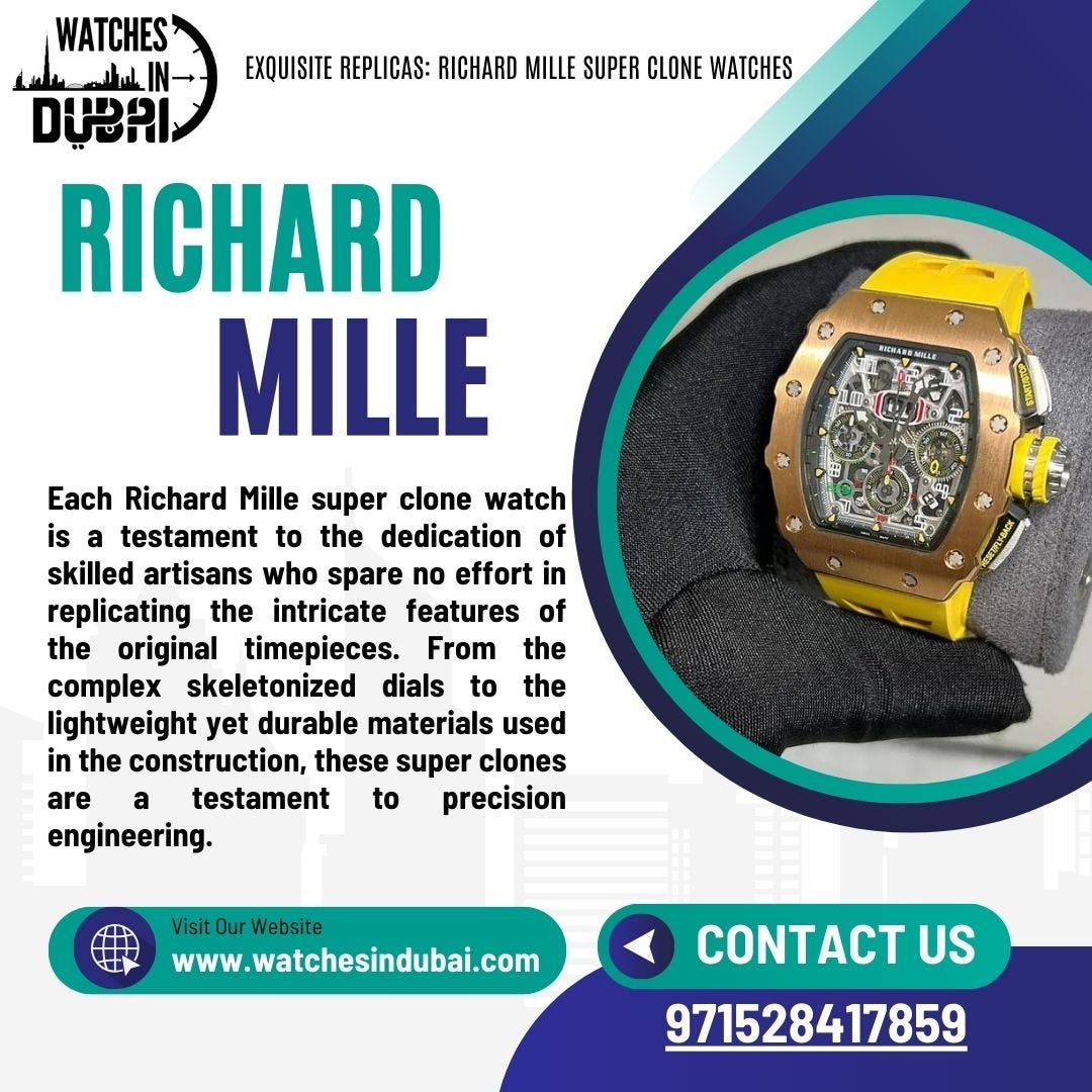 Exquisite Replicas: Richard Mille Super Clone Watches” - Watches in ...