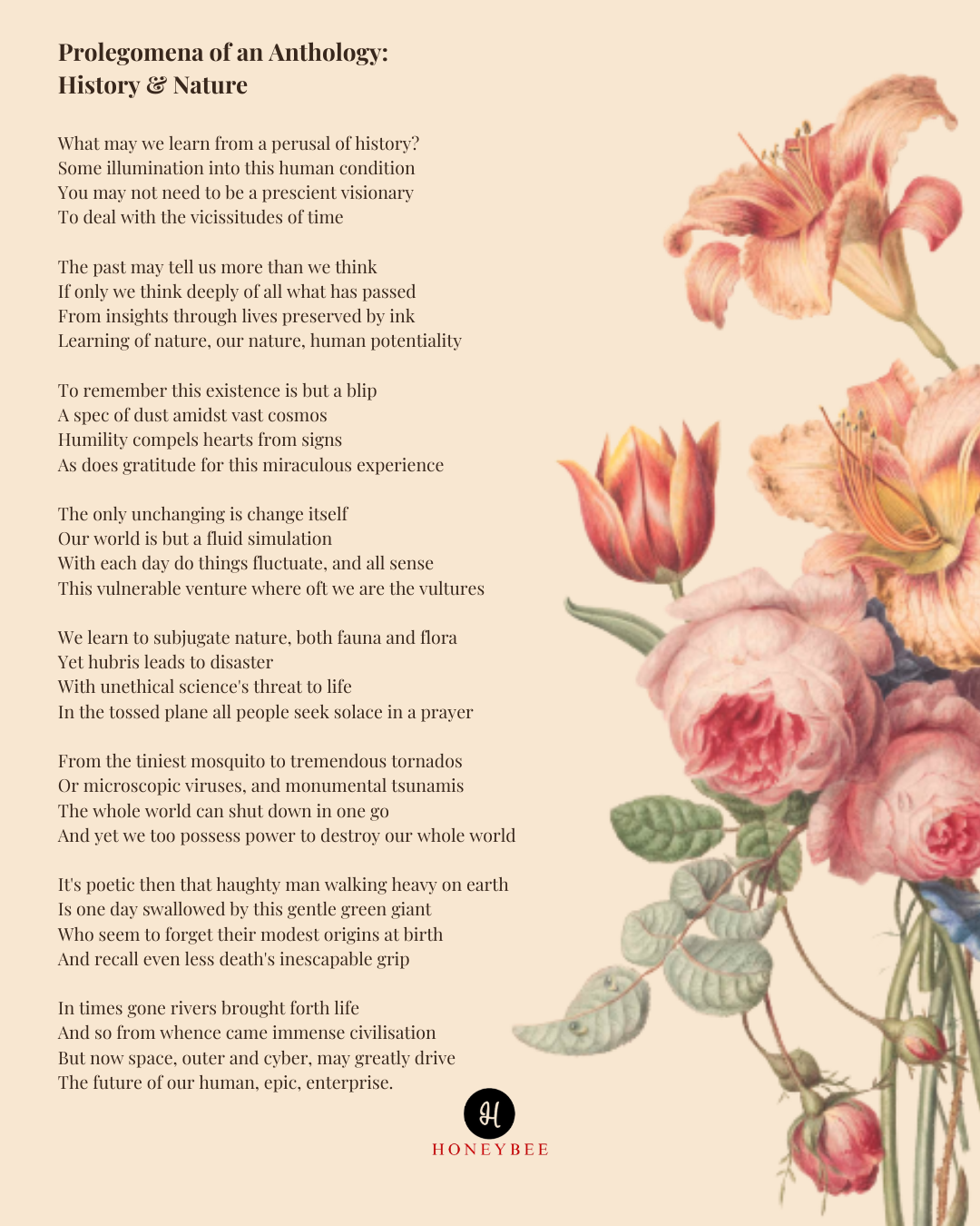 Prolegomena of an Anthology: History & Nature | An Original Poem by ...