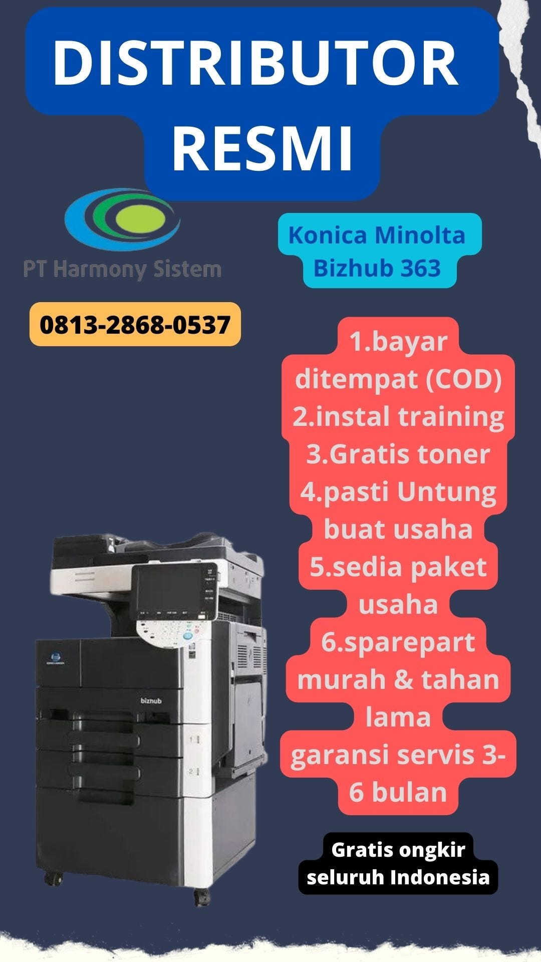 Distributor Resmi mesin fotocopy Konica Minolta 363 cilinaya Mataram - Distributormesinfotocopy ...