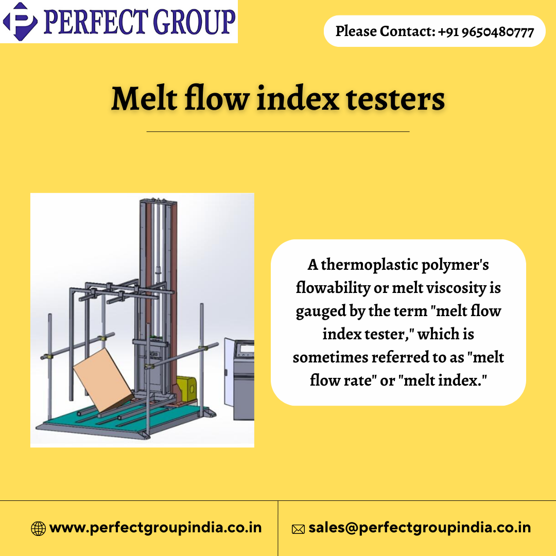 Melt flow index testers | Perfectgroupindia - Perfectgroupindia - Medium