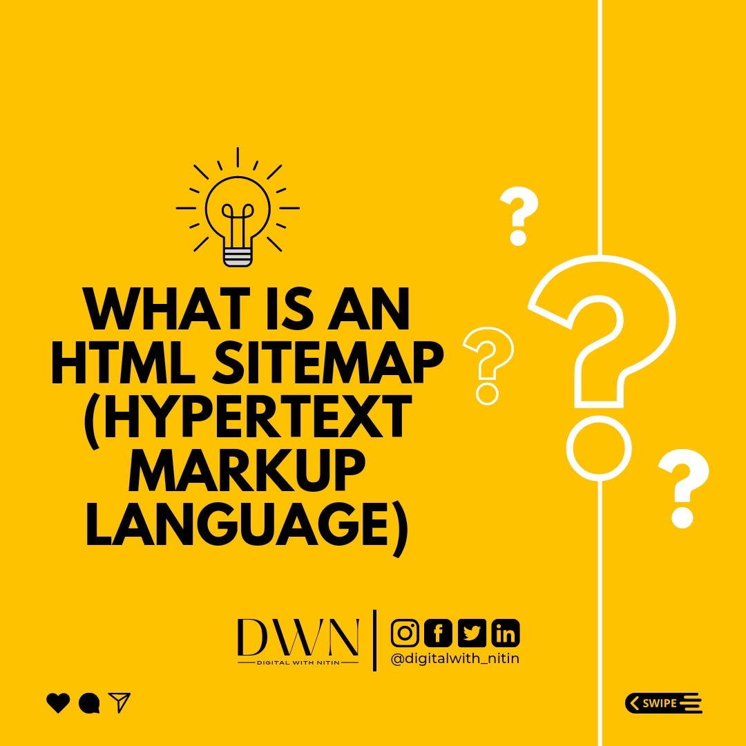 What Is An Html Sitemap Hypertext Markup Language An Html Sitemap Links Your Website Together