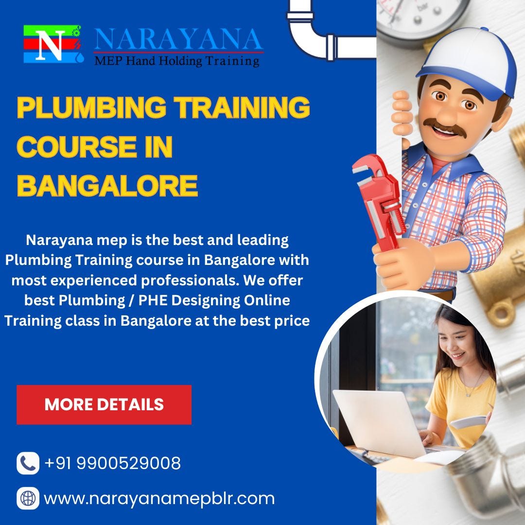 Plumbing Training course in Bangalore - narayanamepblr - Medium