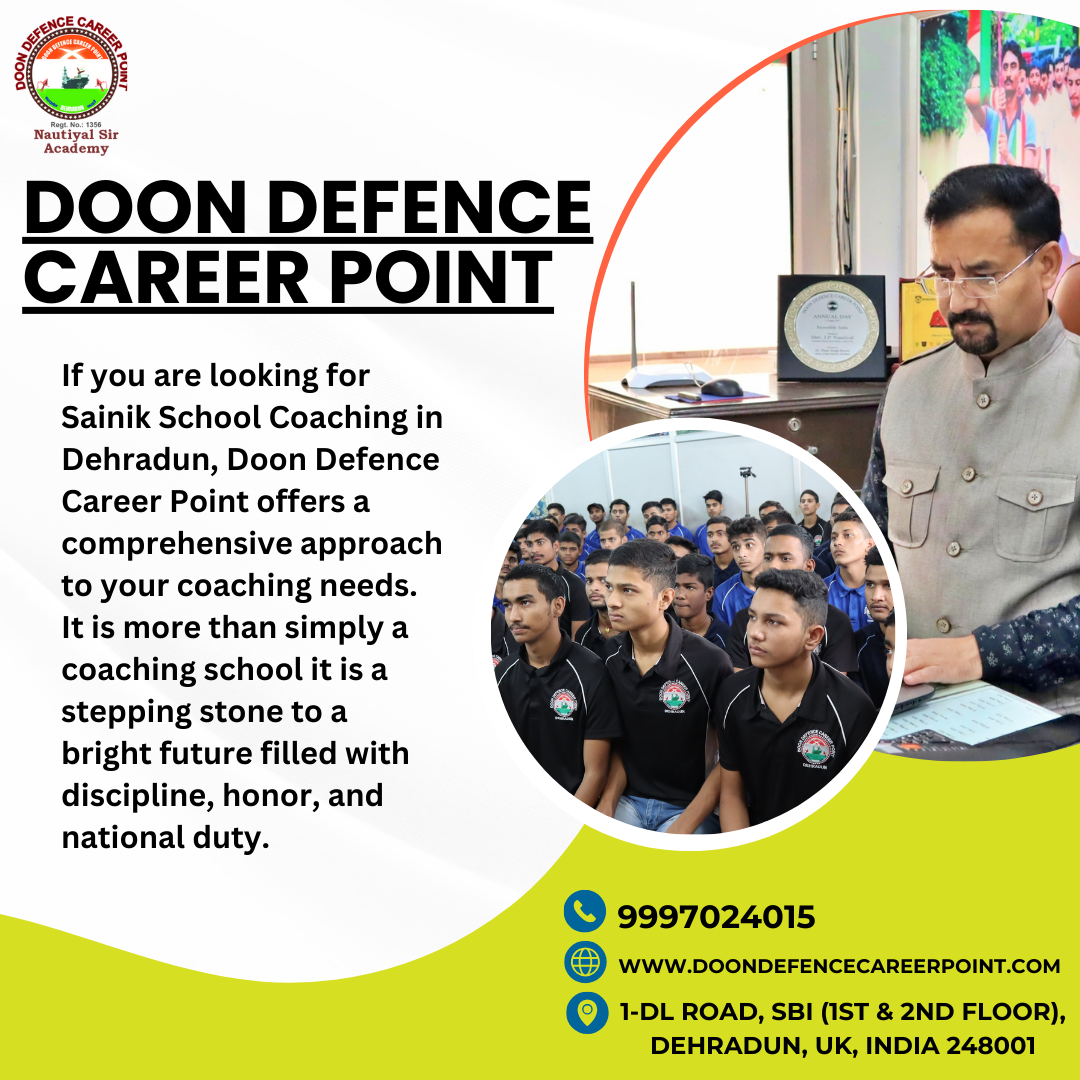 Preparing for Success Sainik School Coaching in Dehradun with Doon ...