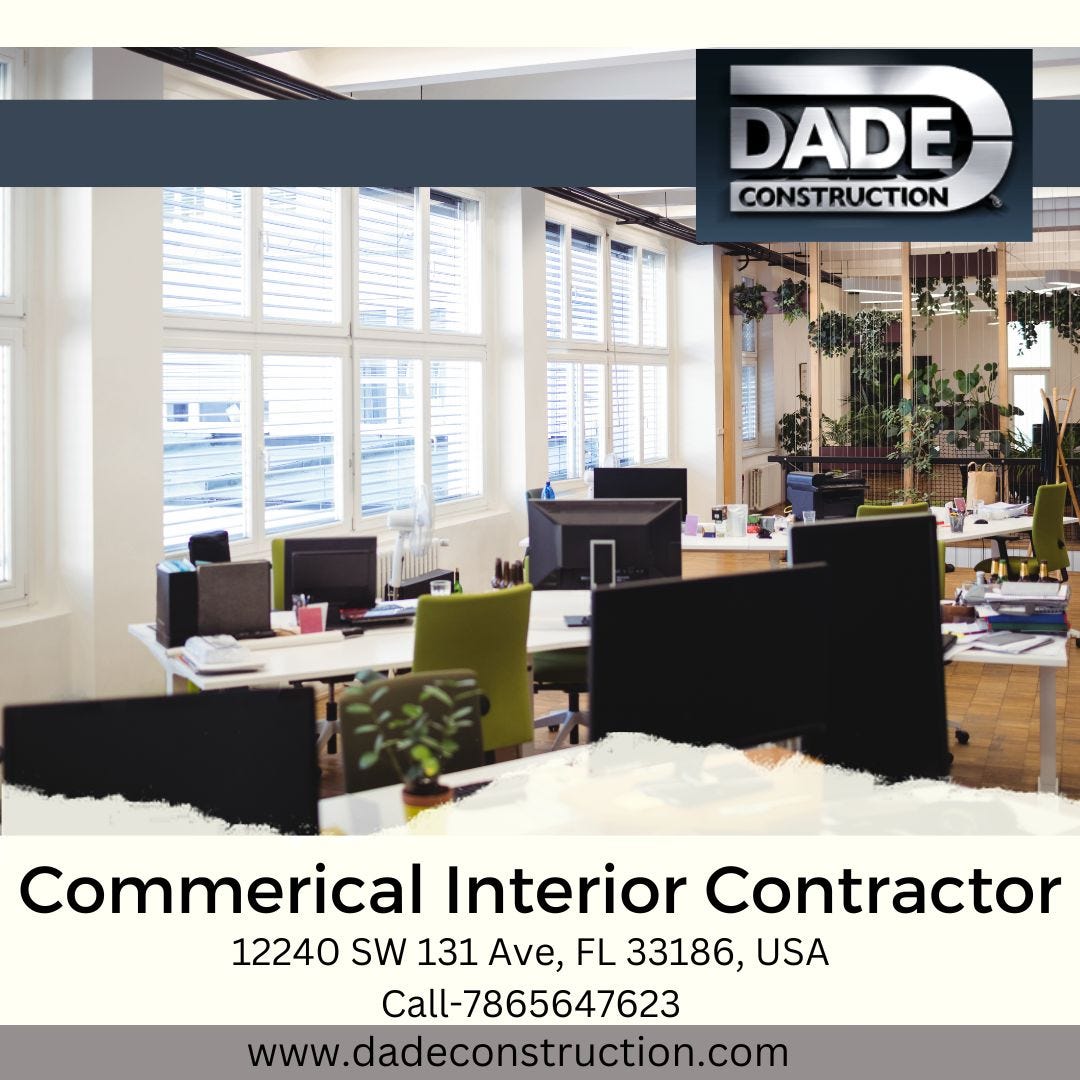 Best Commercial Interior Contractor in South Florida - Dade Construction - Medium