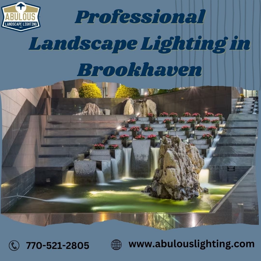 Professional Landscape Lighting in Brookhaven - Abulous Lighting - Medium