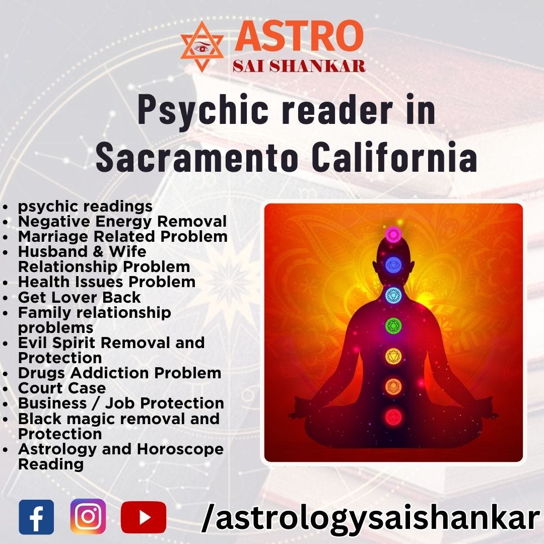 Best Psychic reader in Sacramento California - Astrology Sai Shankar ...