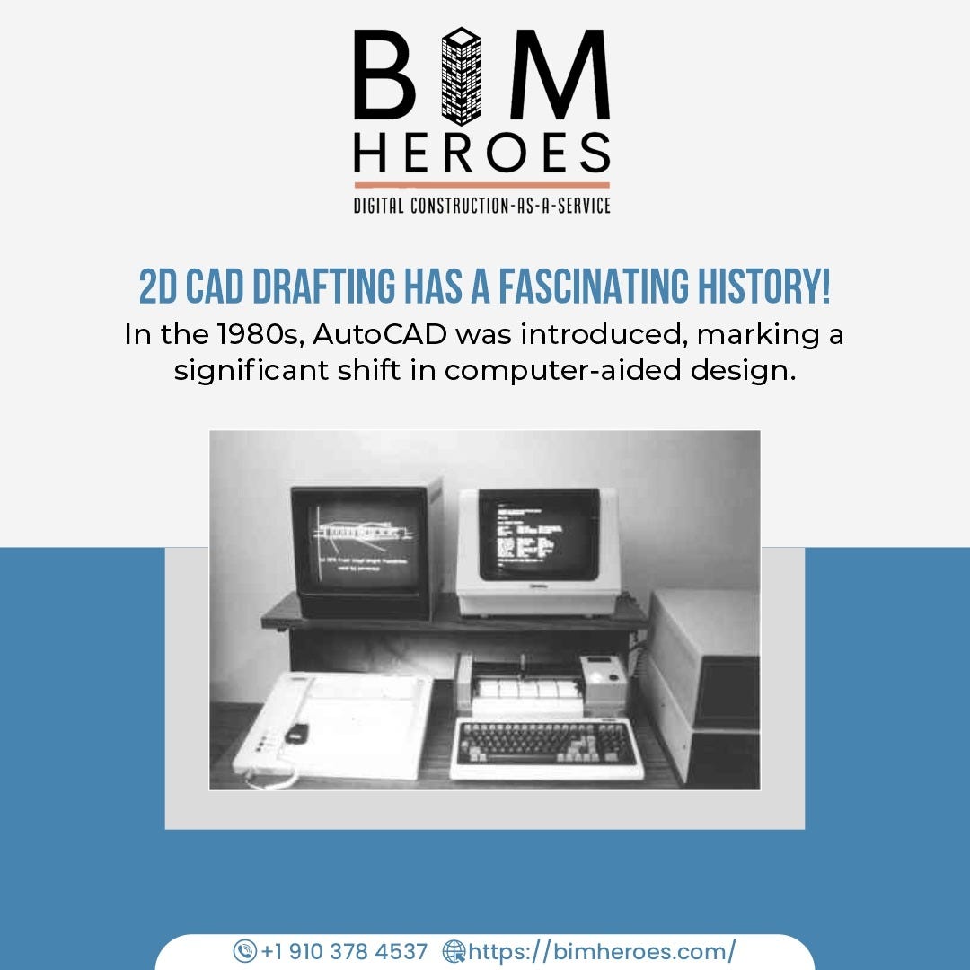 Dive into the Fascinating History of 2D CAD Drafting! — BIM Heroes ...