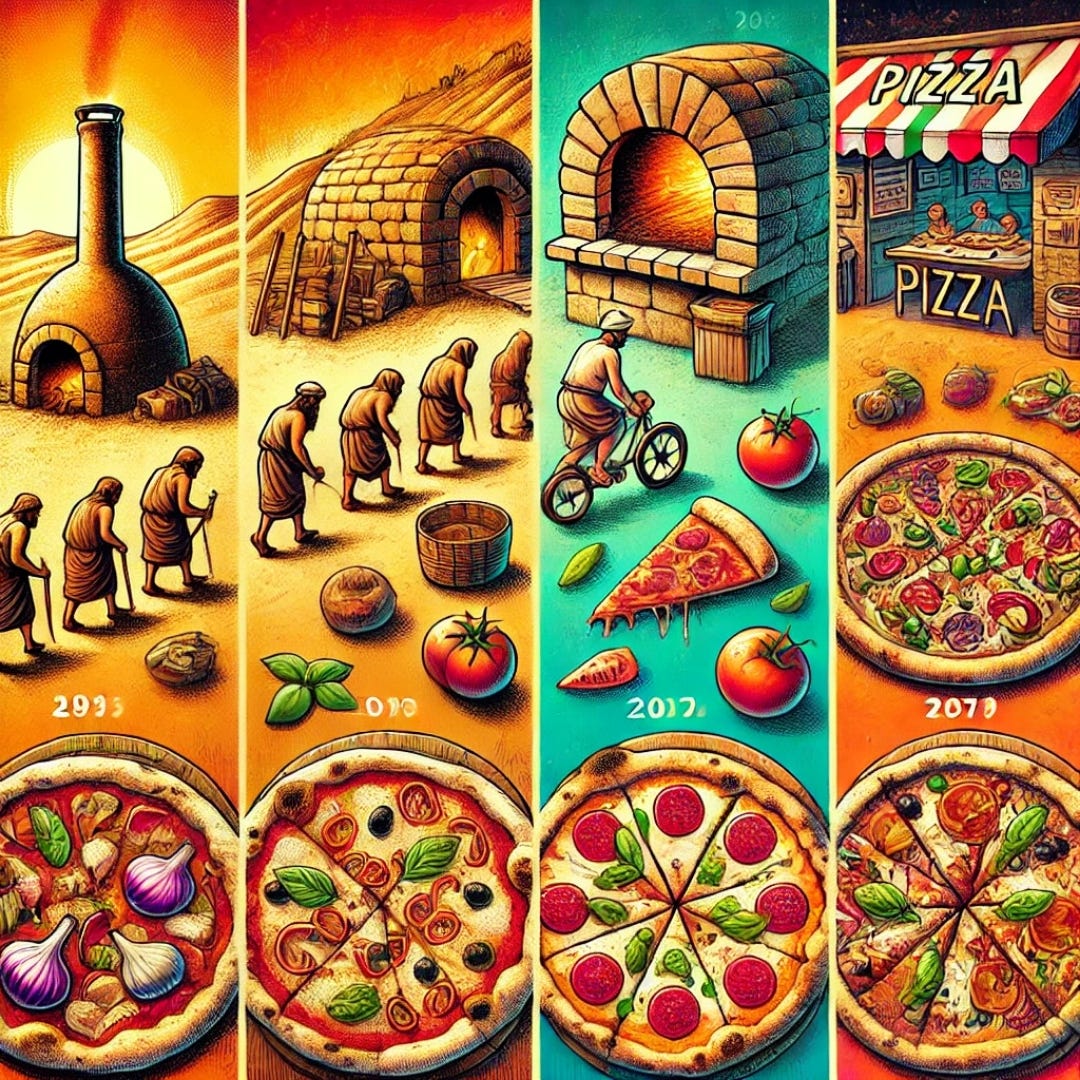 "The Pizza Journey" : From Ancient Flatbreads to Global Delight. | by Jeet Singh | Medium