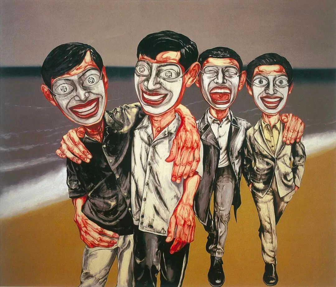 The Uncanny Face. Zeng Fanzhi — Mask Series №4 | by The Wander Lolita ...