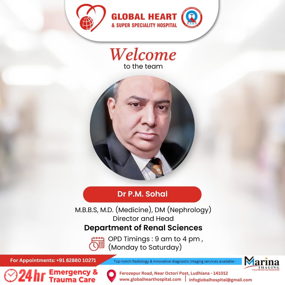 We’re excited to welcome Dr. P.M. Sohal to our team! Dr. P.M. Sohal is ...
