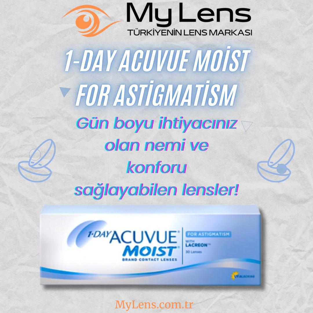 1-Day Acuvue Moist for Astigmatism - My Lens - Medium