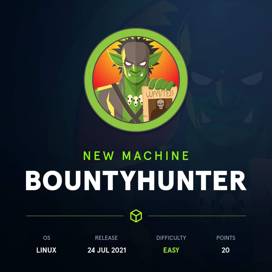 Bounty-Hunter-HTB-Writeup. The new easy ranked machine on… | by Faris | Medium