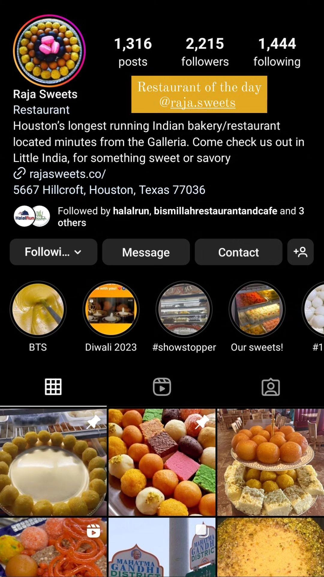 Raja Sweets, Houston: Restaurant of the Day - Zeeshan Zaidi - Medium