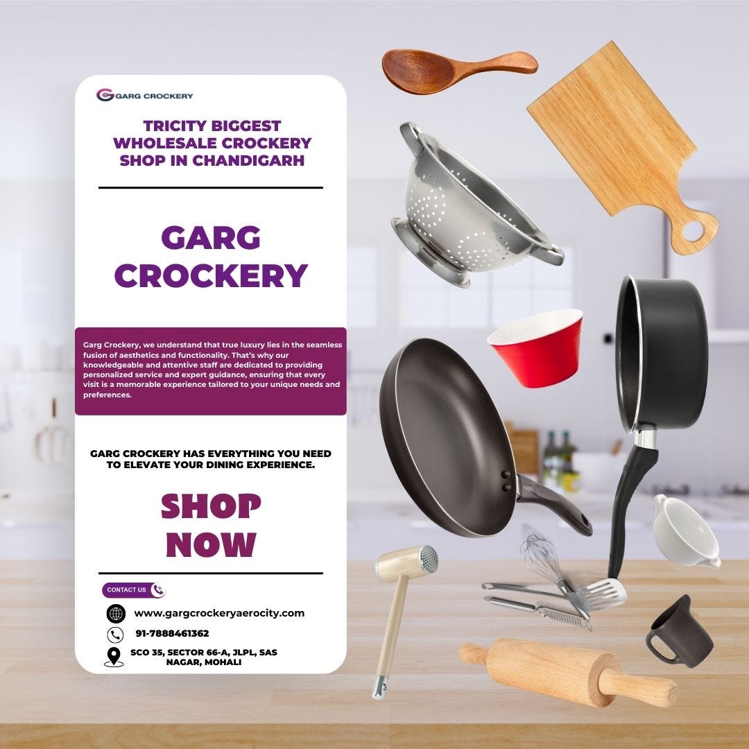 Exclusive Crockery Collections Available Only At Garg Crockery | by ...