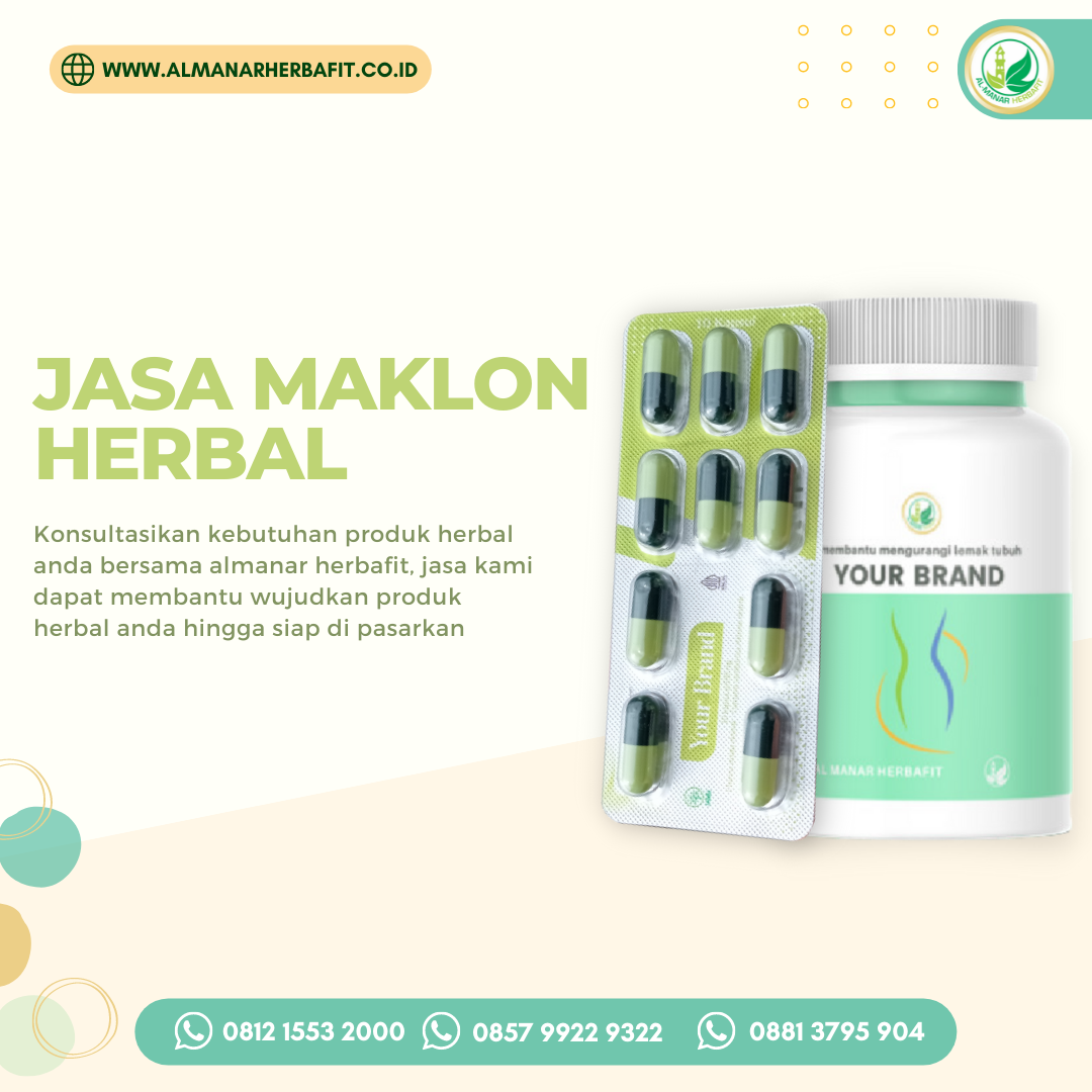 Jasa Maklon Kapsul Herbal Promil Kemasan Blister Almanar Herbafit | by almanar herbafit - Jasa ...