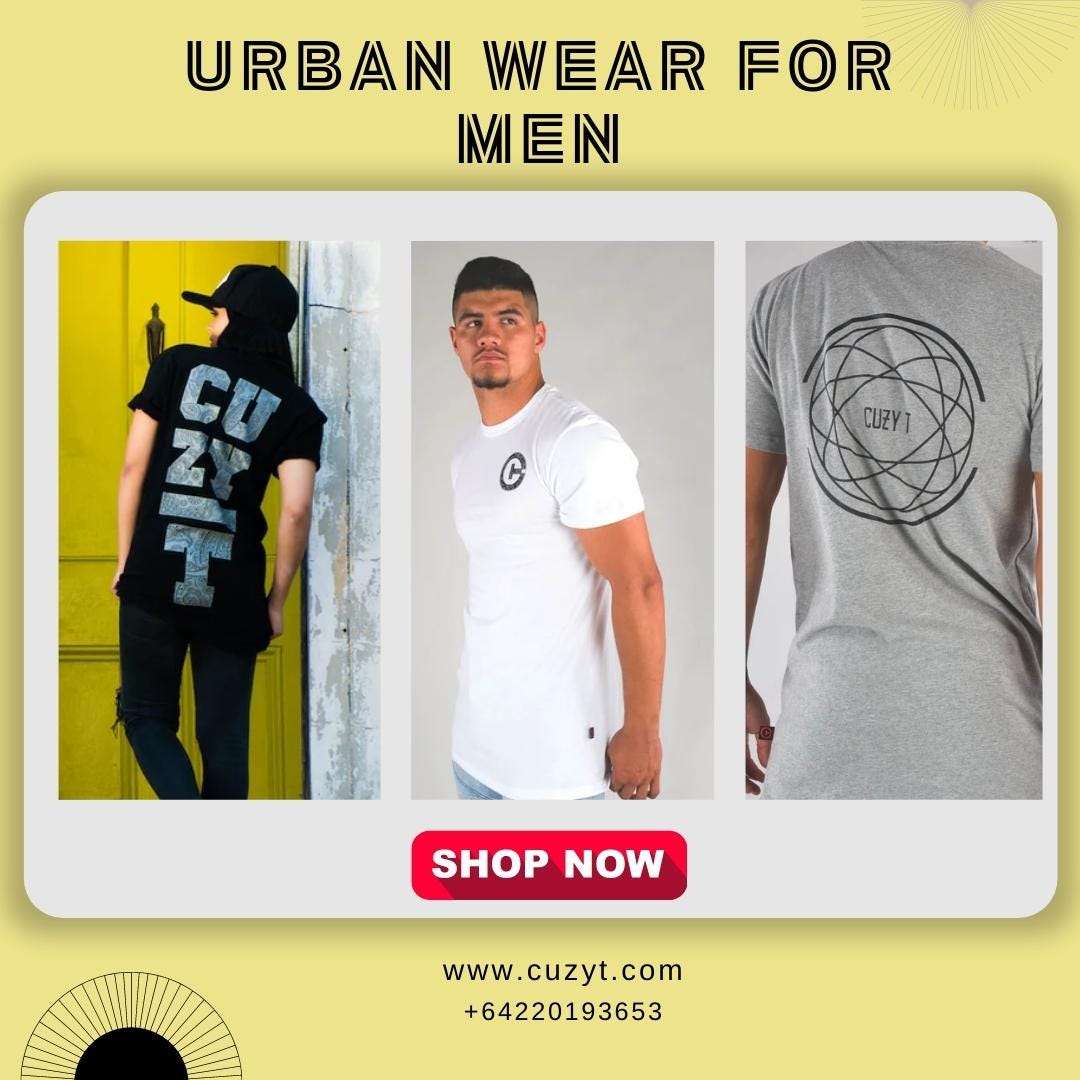 The Top Trends in Urban Wear for Men — Cuzy T - Cuzytshop - Medium