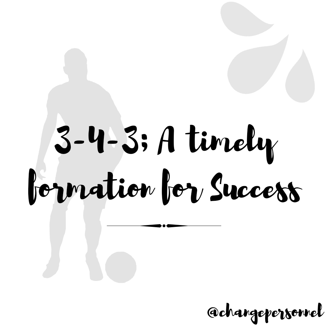 3–4–3; A timely formation for success. | by Isaac, Chika Innocent | Medium