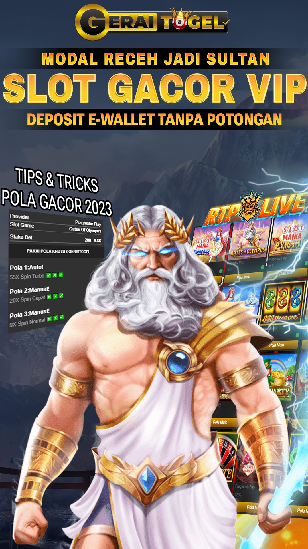 modal receh jadi sultan slot gacor vip hanya ada di geraitogel - geraitogel - Medium
