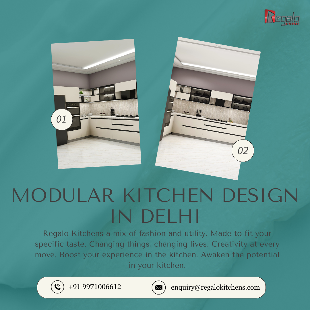 Modular Kitchen Design In Delhi | Regalo Kitchens - Regalo kitchens ...