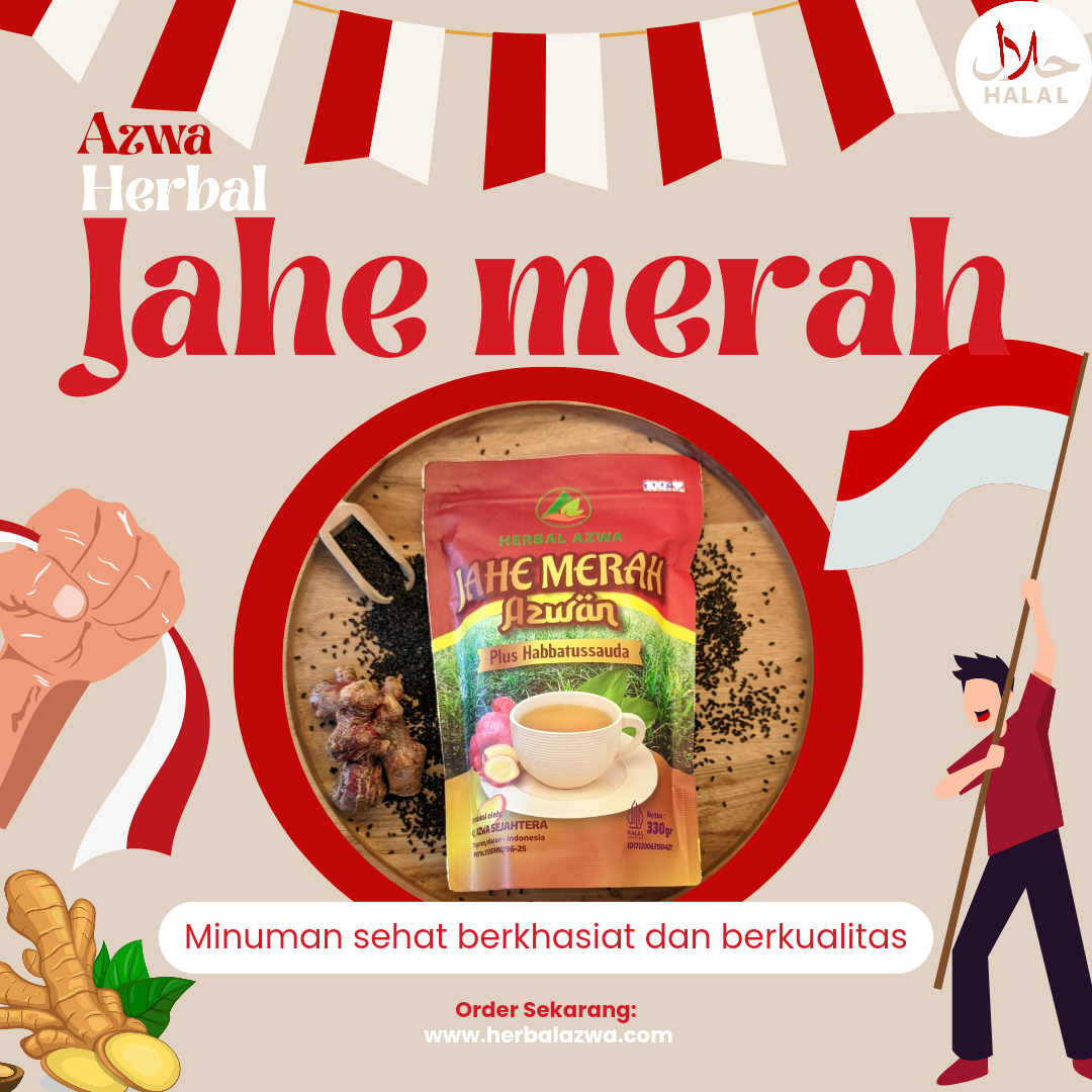 Jahe Merah Manfaat Produk Minuman Kesehatan Jahe Merah Herbal Azwa ...