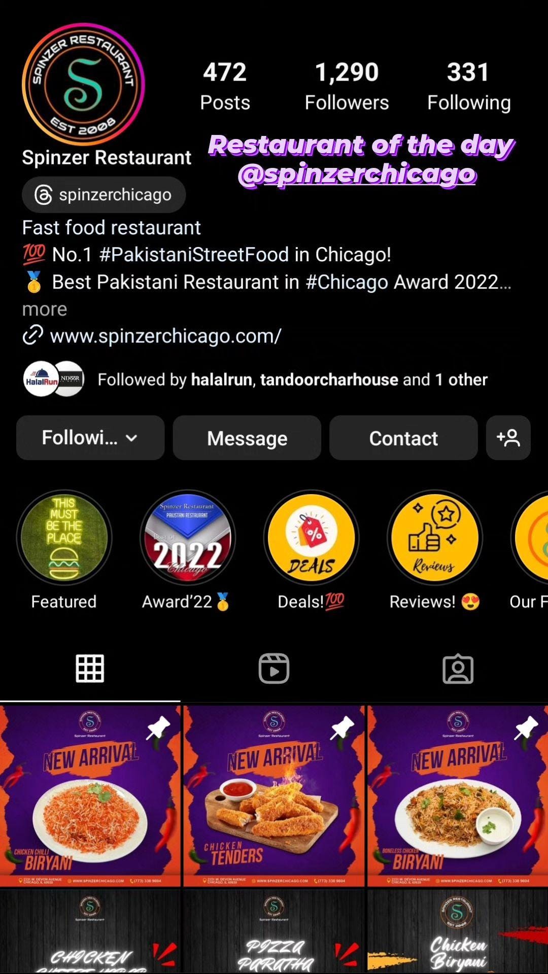 Spinzer, Chicago: Restaurant of the Day - Zeeshan Zaidi - Medium