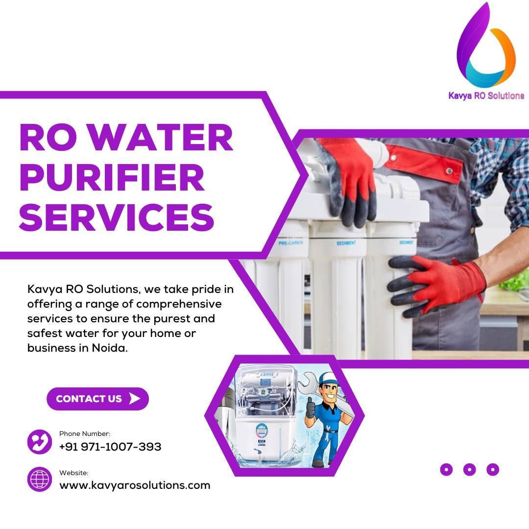RO Water Purifier Services in Noida - Kavya RO Solutions - Medium