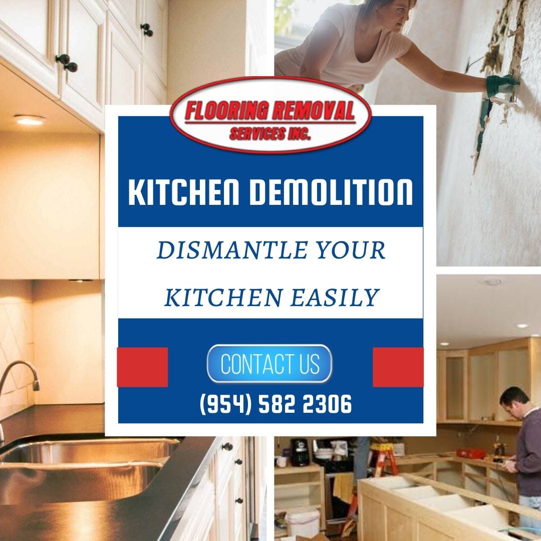 Best Kitchen Demolition Contractor Services | by Flooring Removal ...