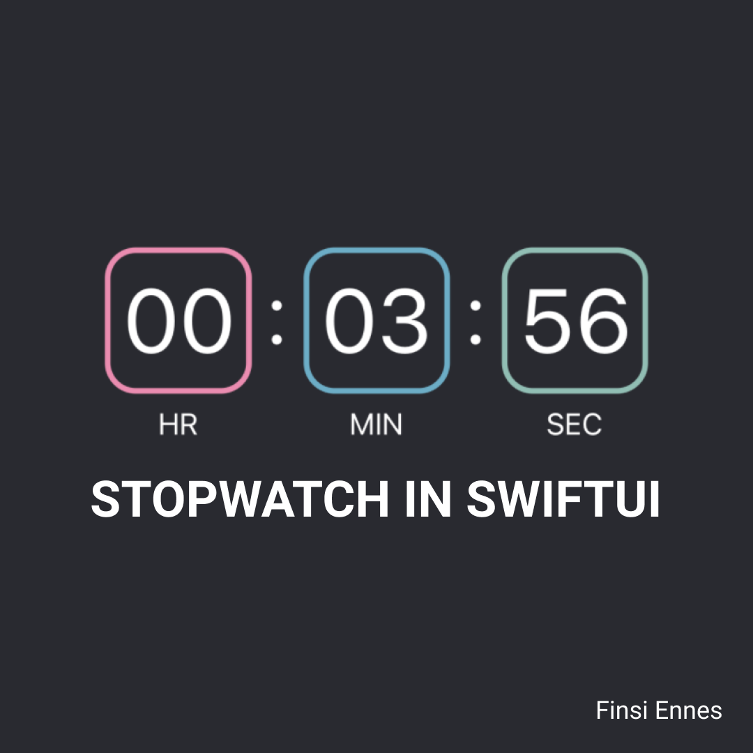 Build a Stopwatch in Just 3 Steps using SwiftUI | Geek Culture