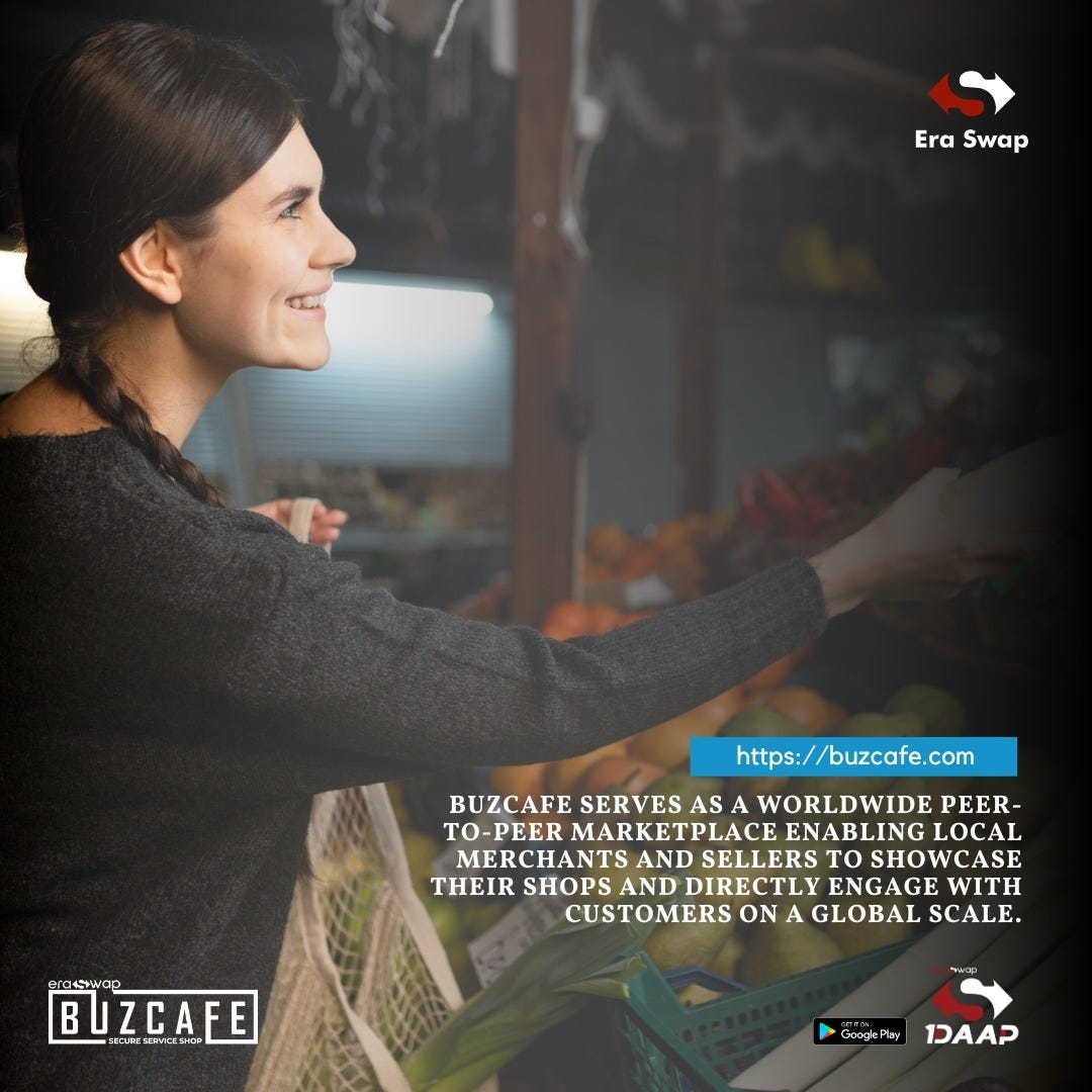 BuzCafe serves as a worldwide peer-to-peer marketplace enabling local ...