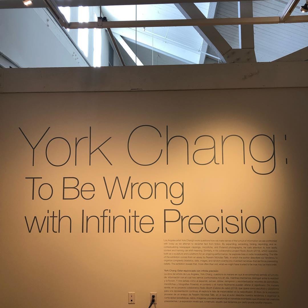 York Chang: To Be Wrong With Infinite Precision | by Denise | Medium