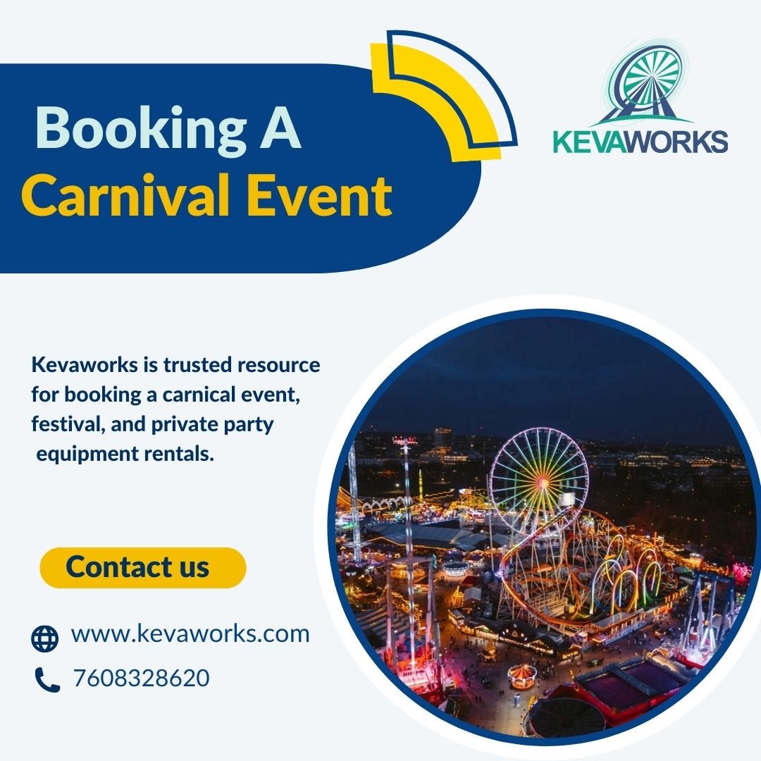 Booking a Carnival Event | KevaWorks - Keva Works - Medium