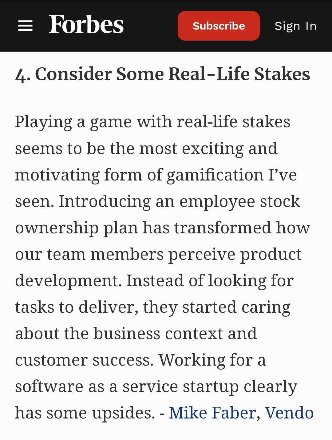 ESOP: A Game With Real-Life Stakes | by Mike Faber | Medium