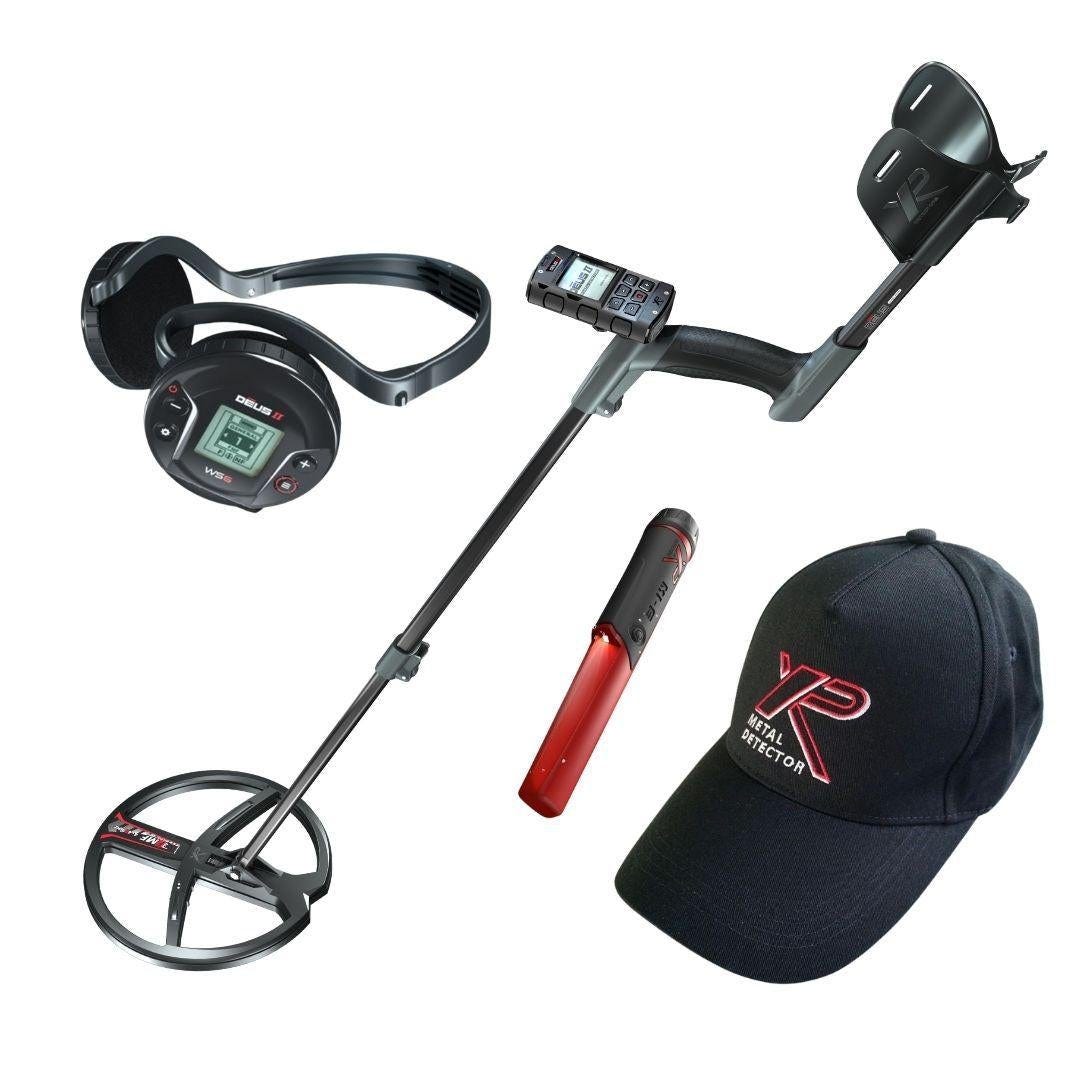 XP DEUS II Simultaneous Multi-Frequency Metal Detector + MI-6 Pin ...