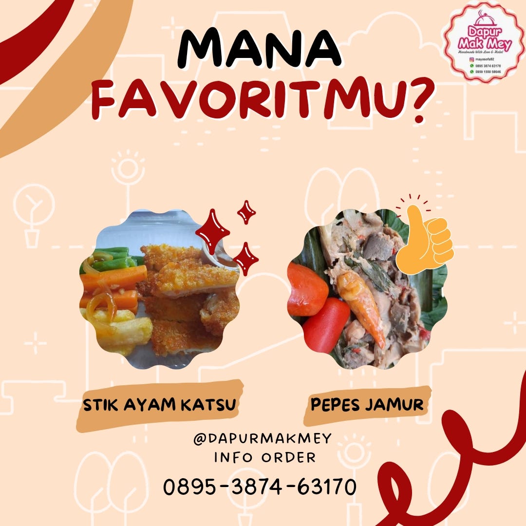 REKOMENDASI Catering Paket Acara Tujuh Bulanan Gemuh Telp/Wa 0895–3874–63170 Dapur Mak Mey ...