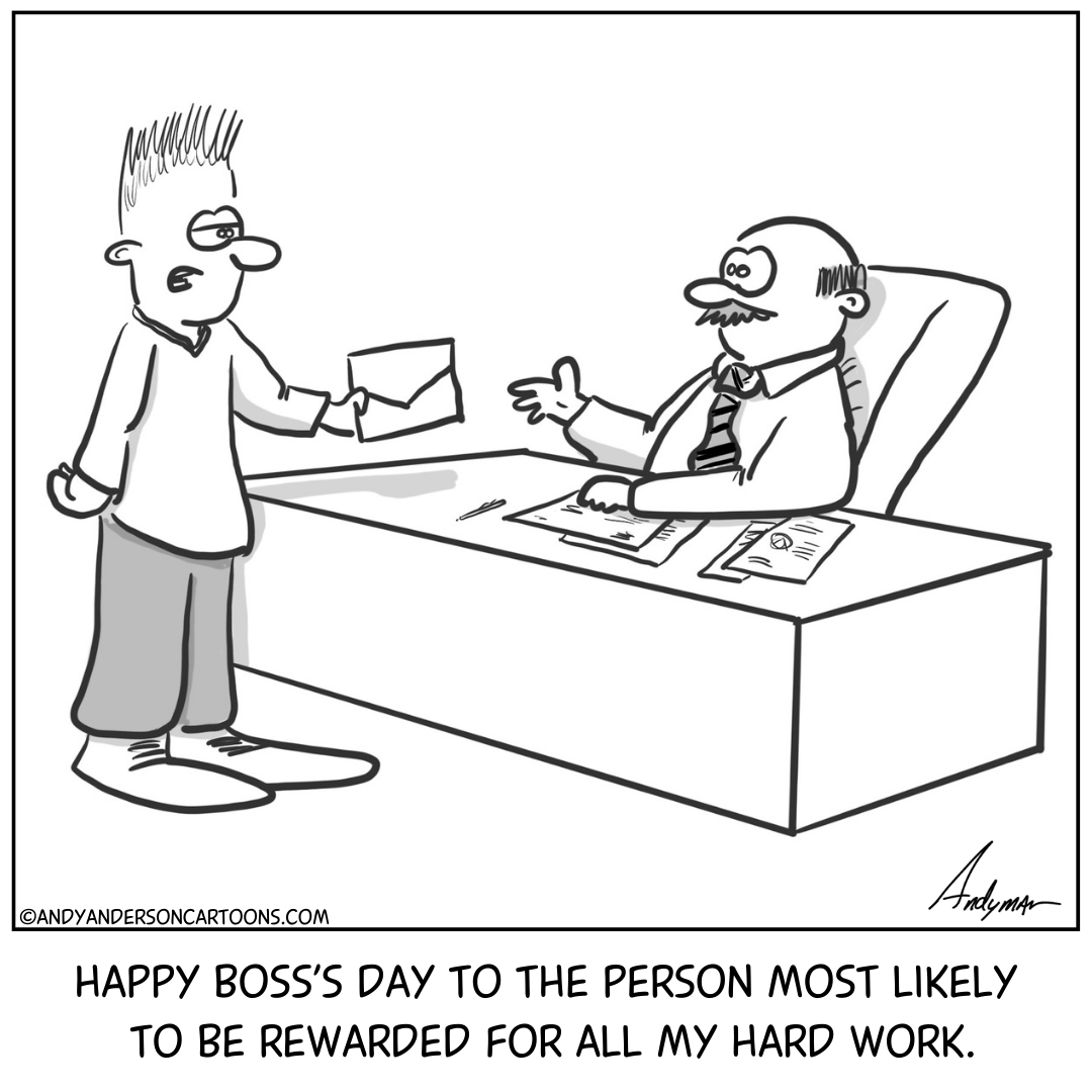 Hard Work Funny Cartoon