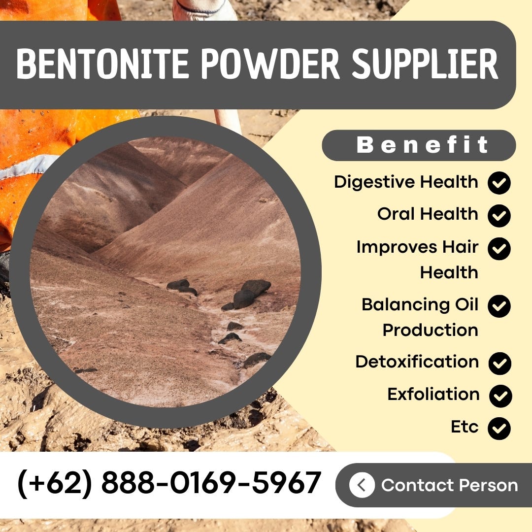 BEST QUALITY!!! (+62) 888–0169–5967, Supplier Of Bentonite Soil In ...