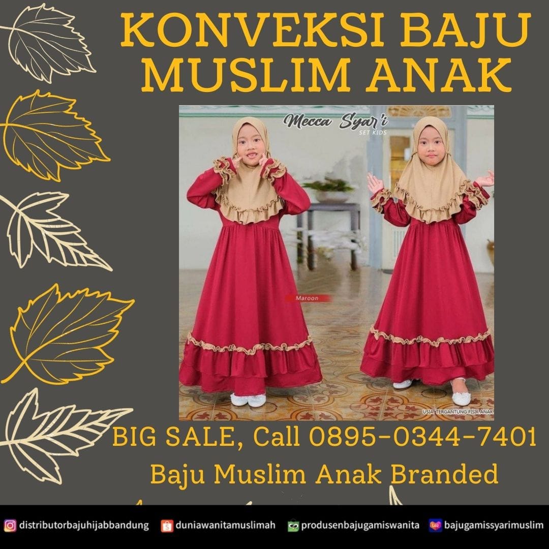 TERMURAH, Call 0895-0344-7401 Model Tunik Muslim Anak KLIK https://wa ...
