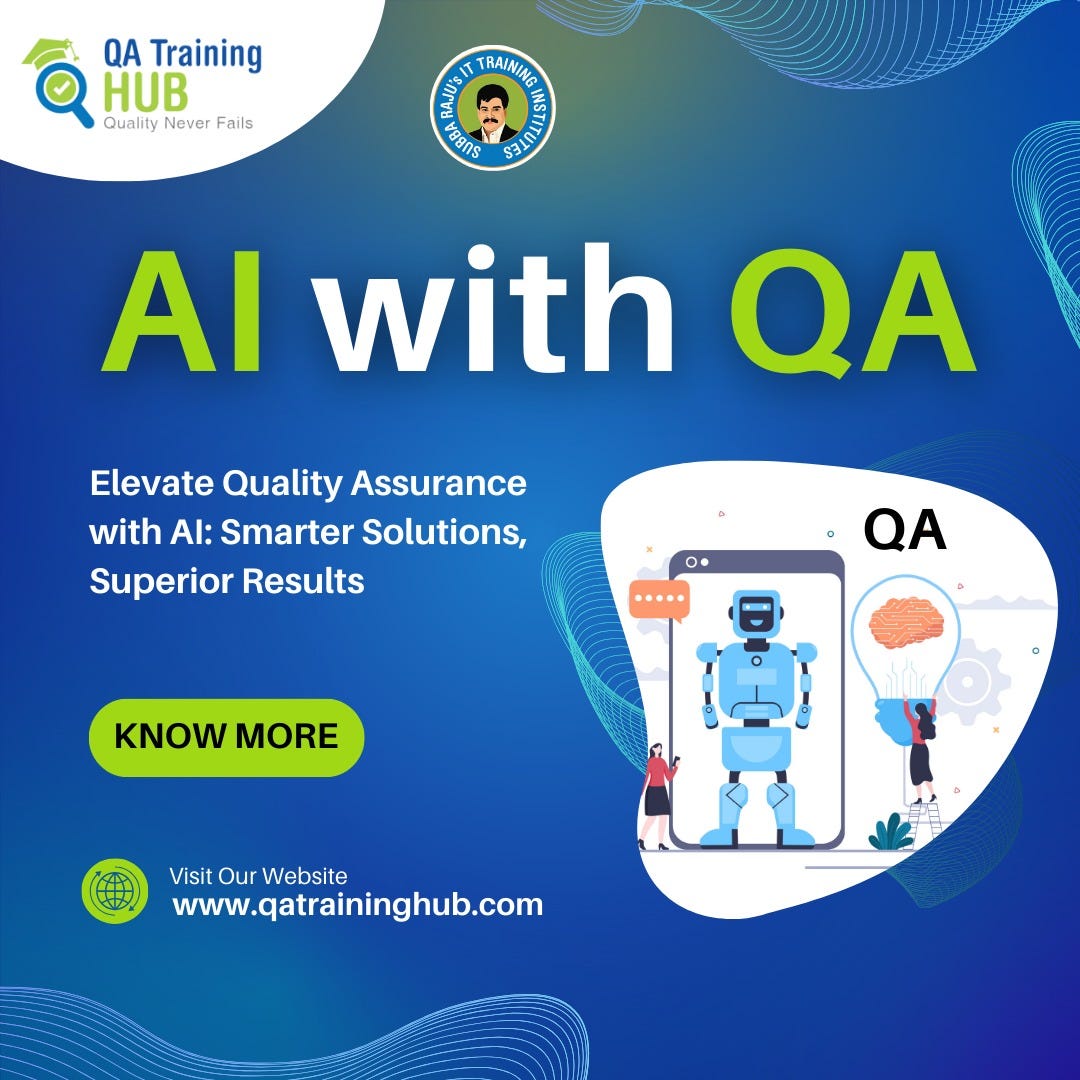 Artificial Intelligence role in Quality Assurance | by Qatraininghub ...