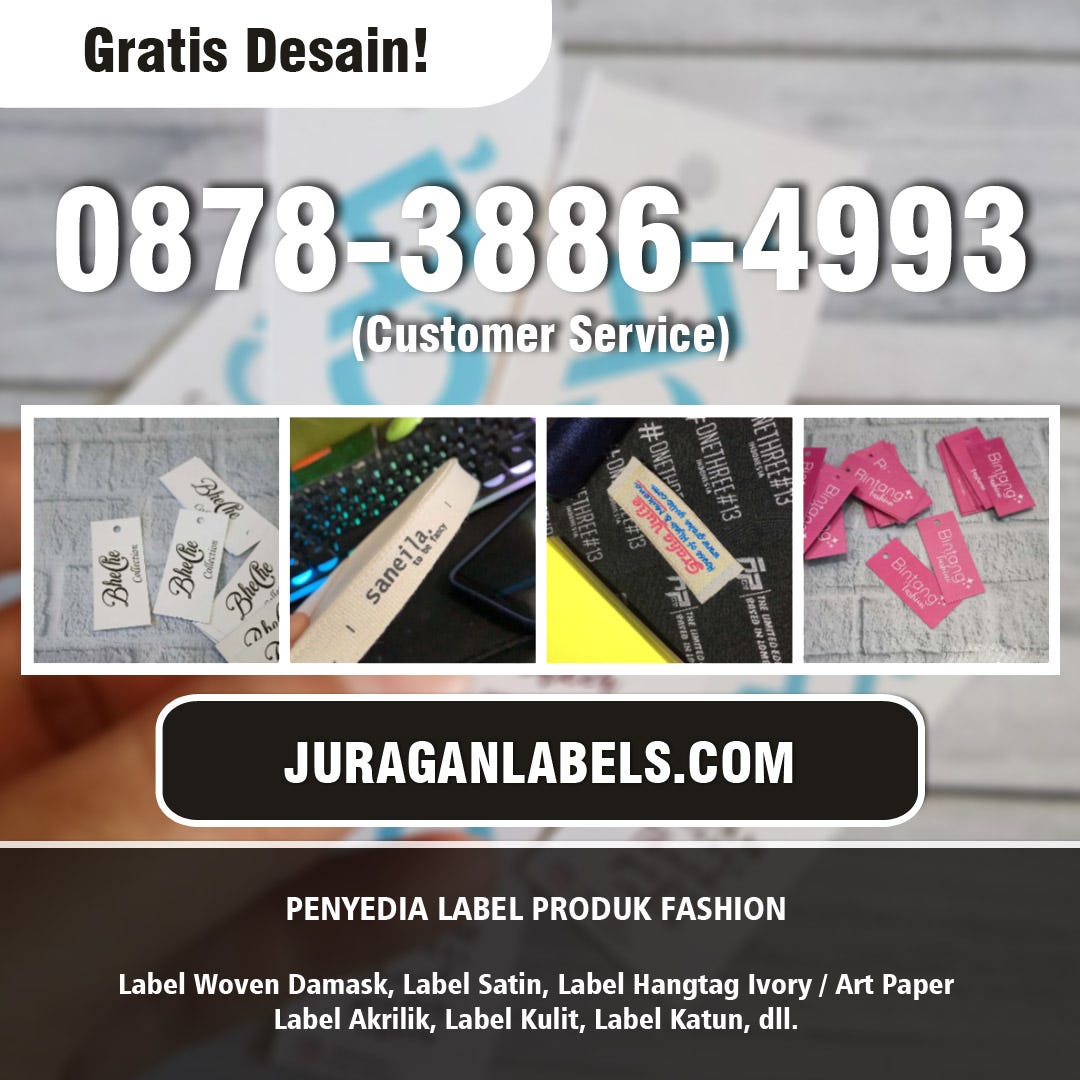 HUB. 087838864993 Cetak Label Jayanti Tangerang | by Labelkertastagbaju ...