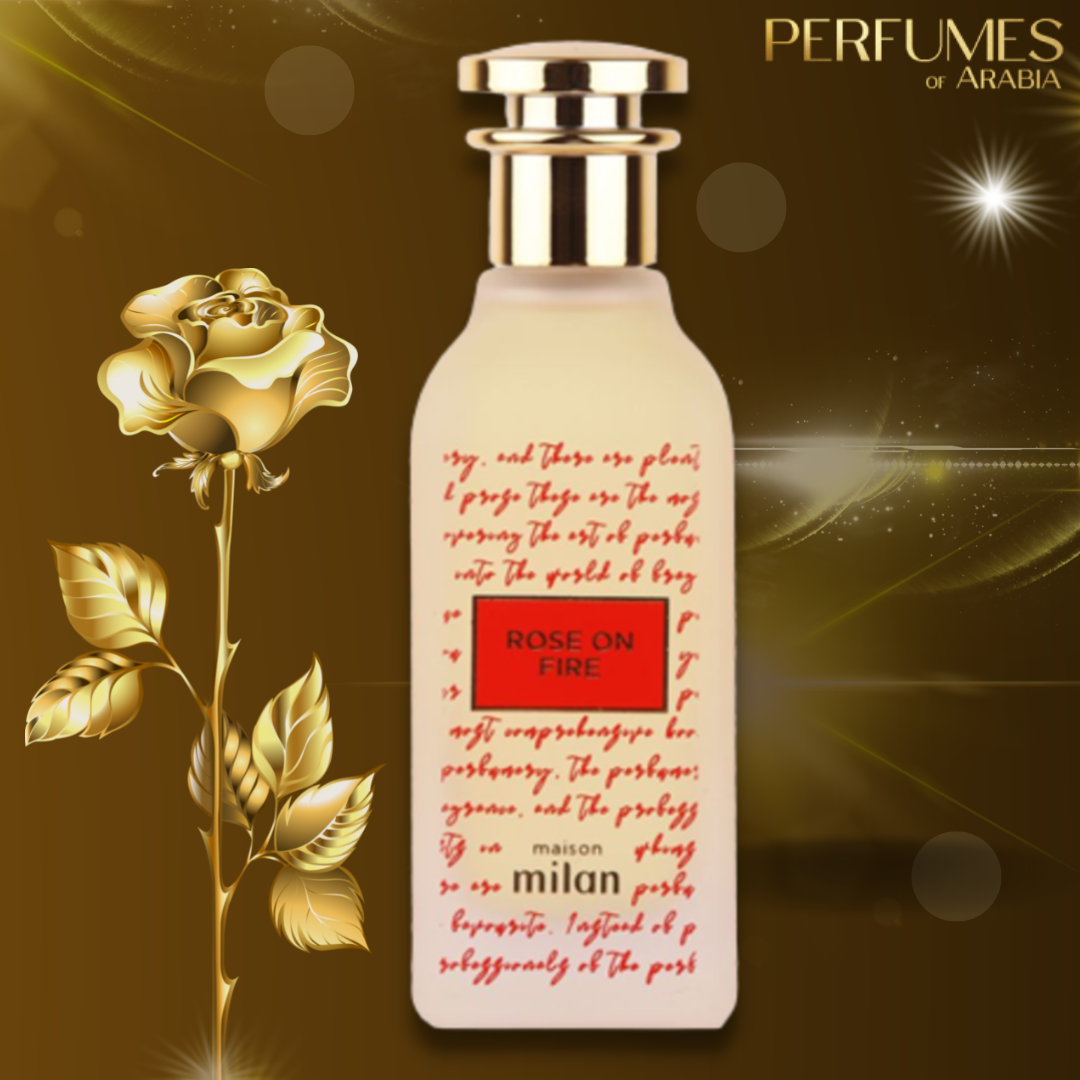 Rose on Fire Women Perfume - Perfume Of Arabia London - Medium
