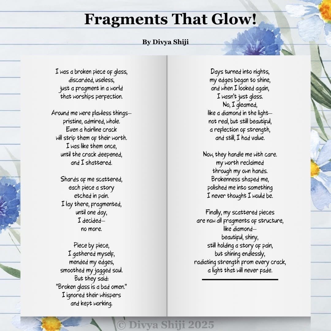 Fragments That Glow! - Divya Shiji - Medium