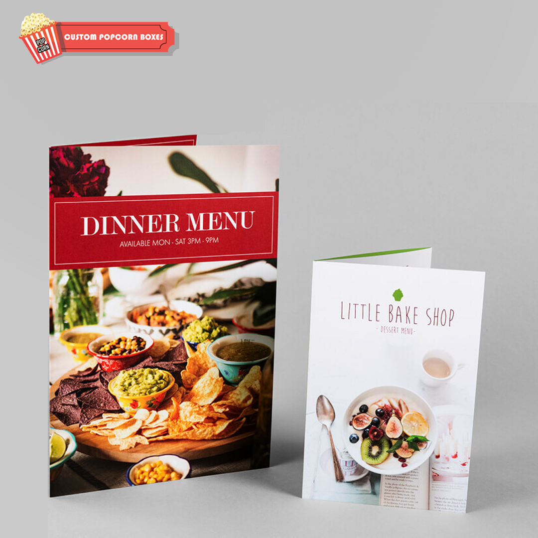 Custom Printed Food Menu - Custom Popcorn Boxes - Medium