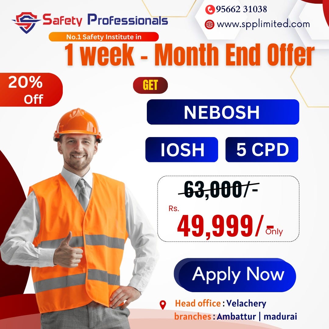 How good is an industrial safety course? | by Spplimited | Jun, 2024 ...