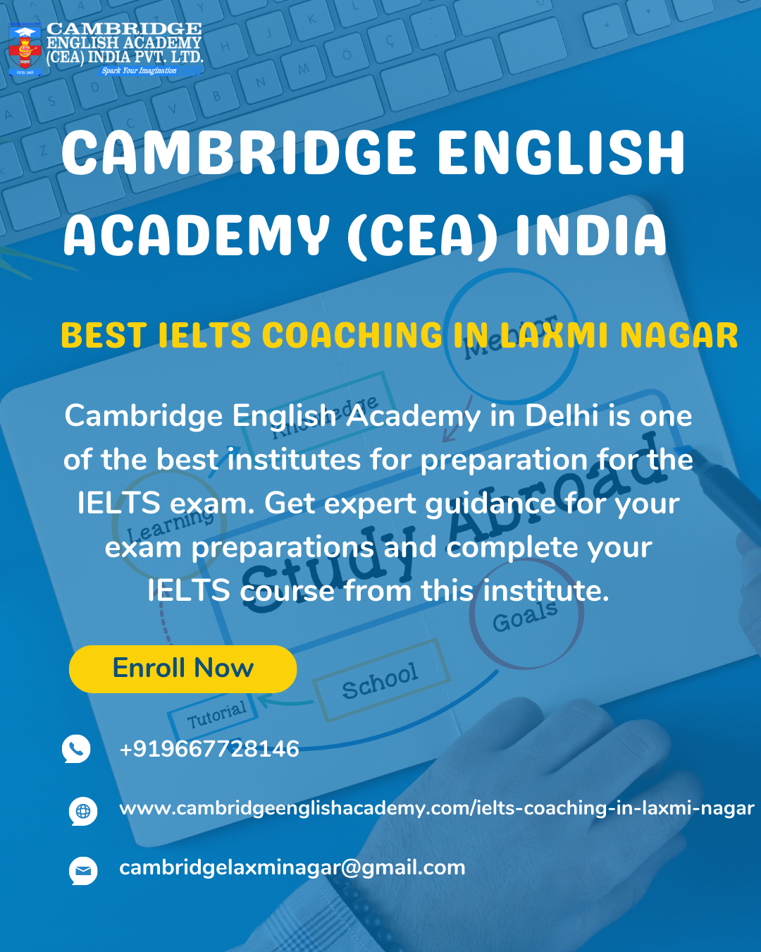 Get Amazing Discount on IELTS Coaching In Laxmi Nagar at Cambridge ...