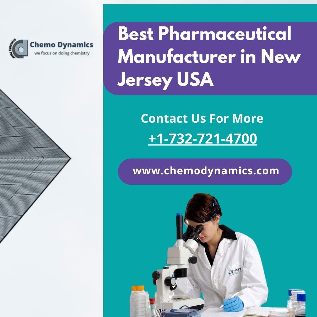 Best Pharmaceutical Manufacturer in New Jersey USA - Chemodynamics - Medium