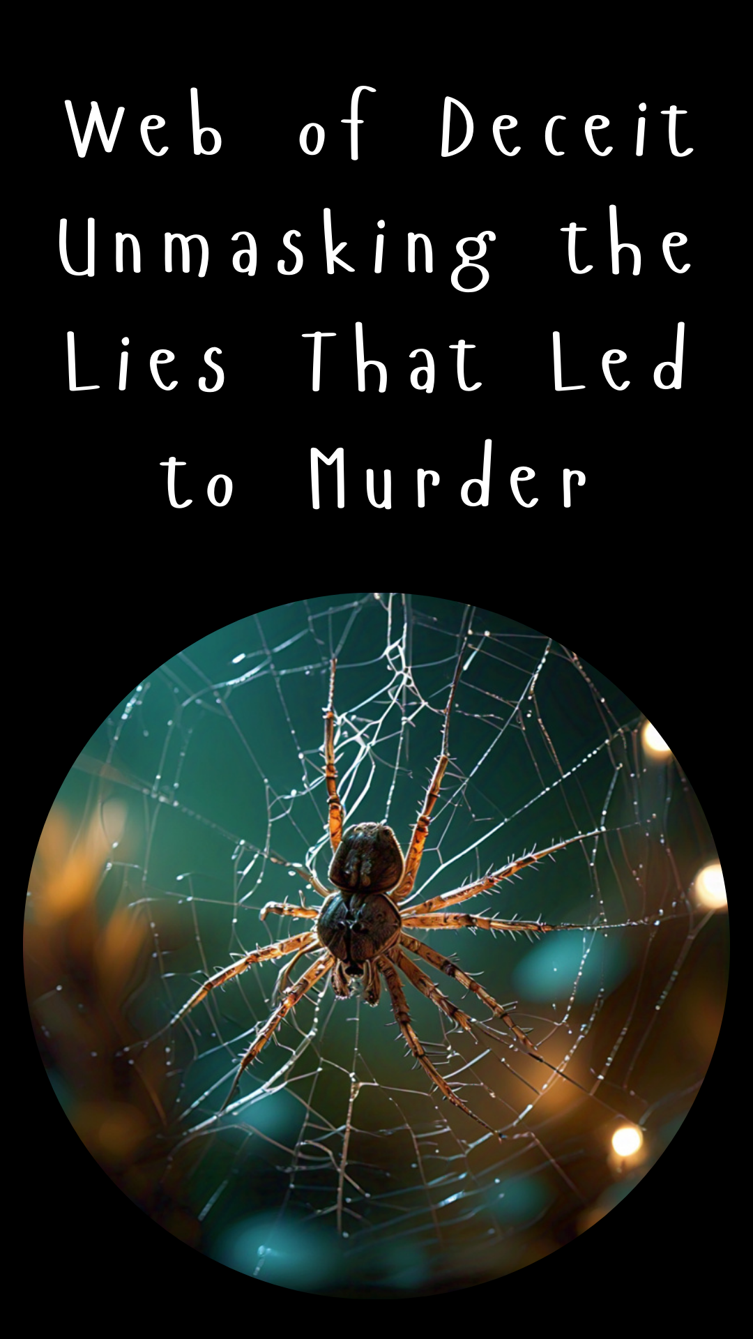 Web of Deceit: Unmasking the Lies That Led to Murder - Anthonykoy - Medium