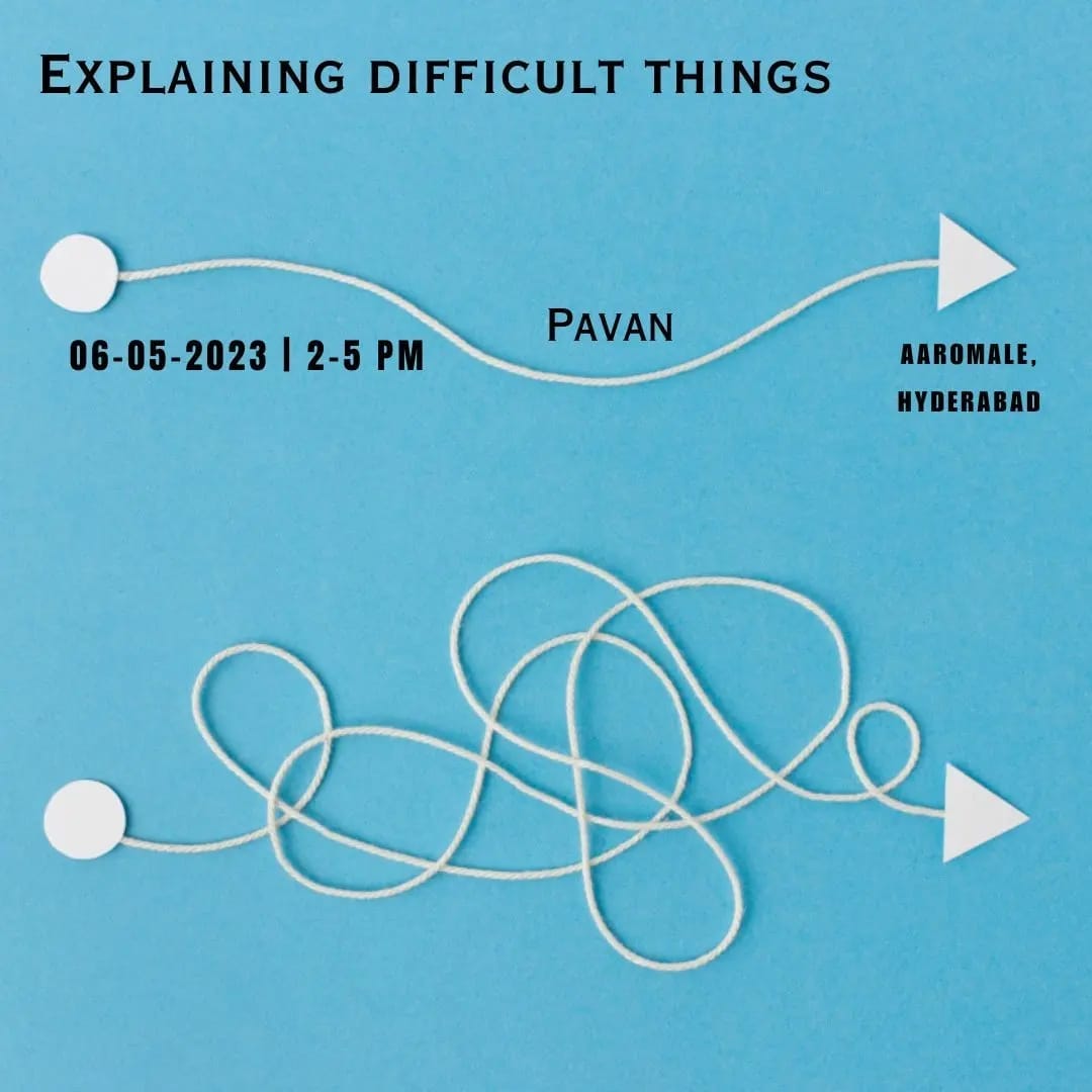 A piece I wrote in response to today’s prompt: ‘Explaining Difficult ...