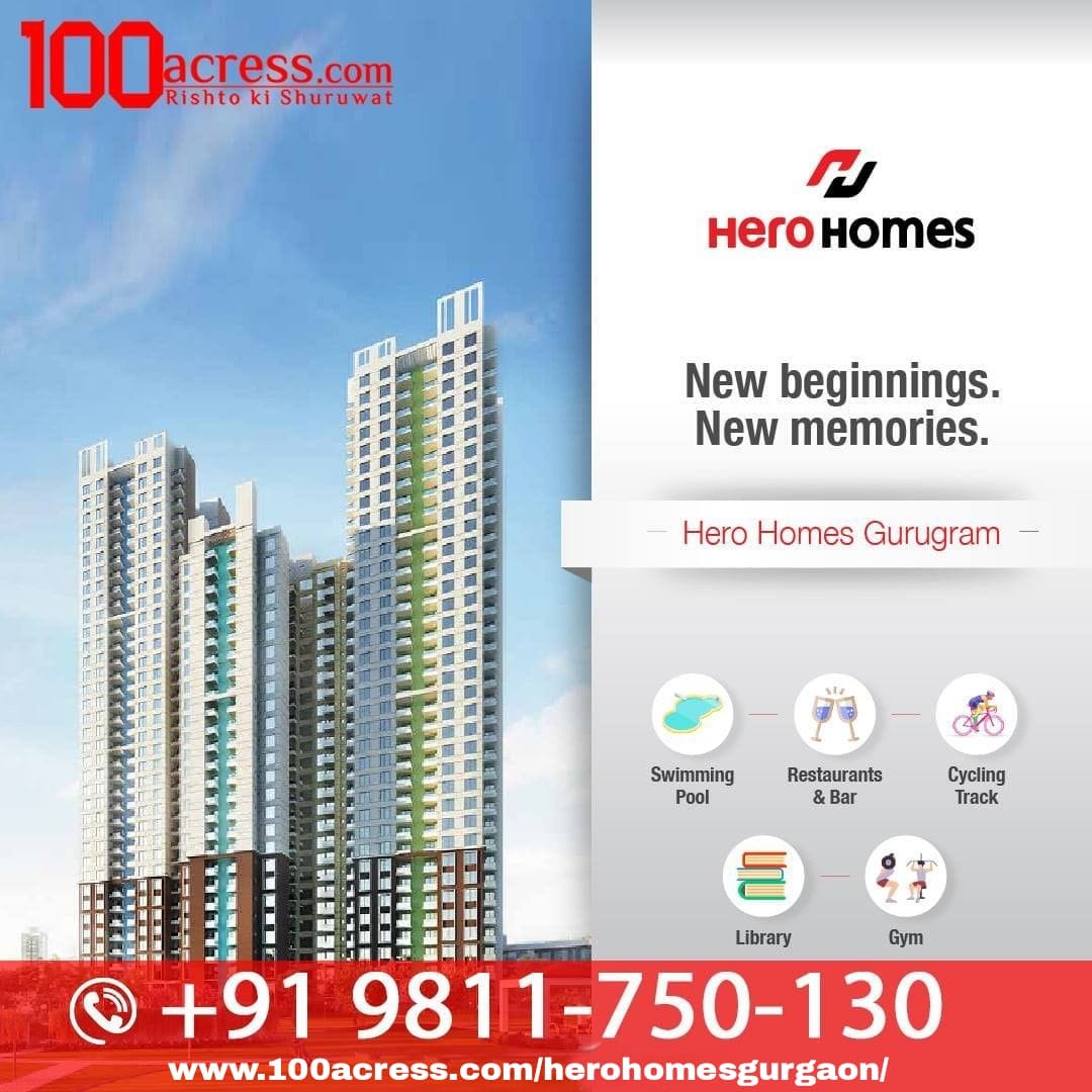 Hero Homes Sector 104 Gurgaon. Hero Homes is going to be the major ...