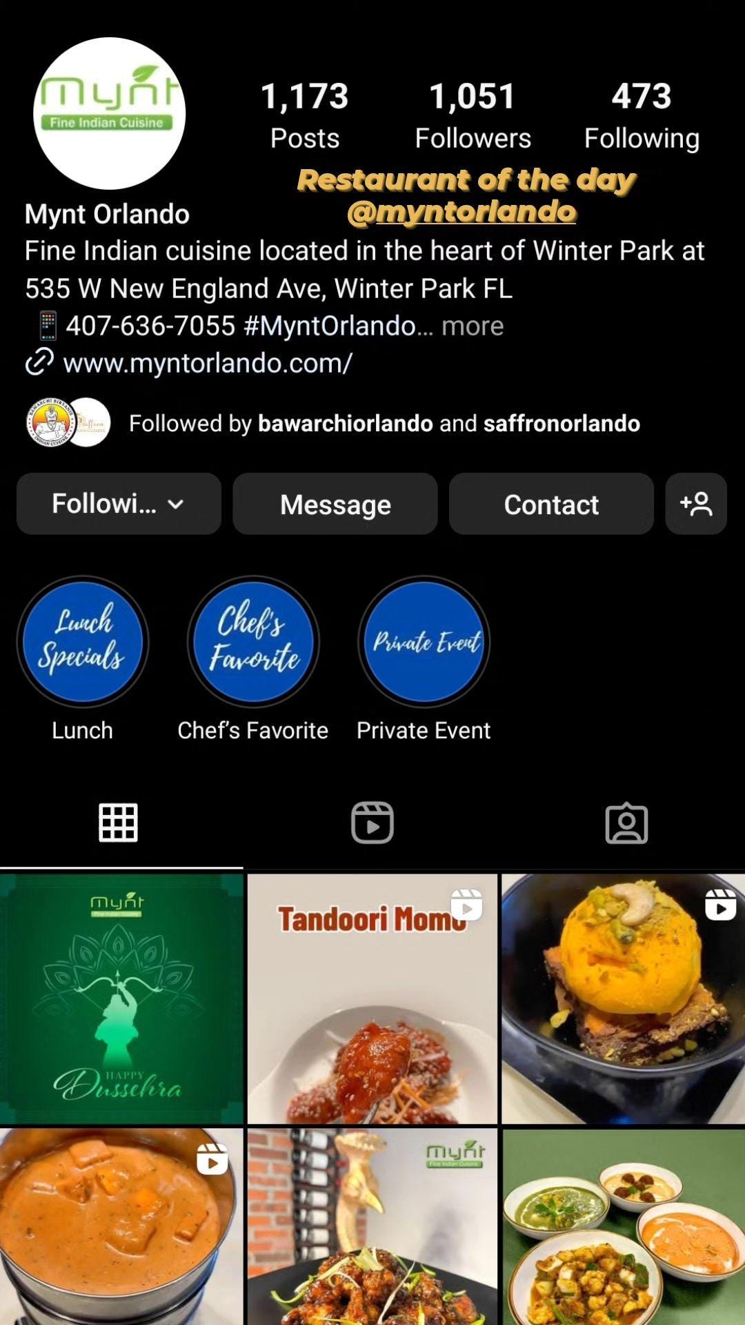 Mynt, Orlando: Restaurant of the Day - Zeeshan Zaidi - Medium