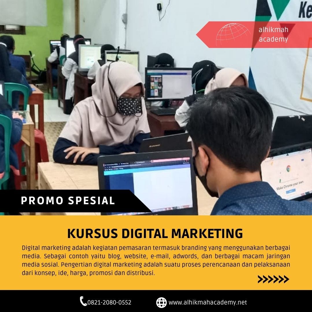 PROMO SPESIAL, CALL/WA 0821–2080–0552, Program Kursus Digital Marketing ...